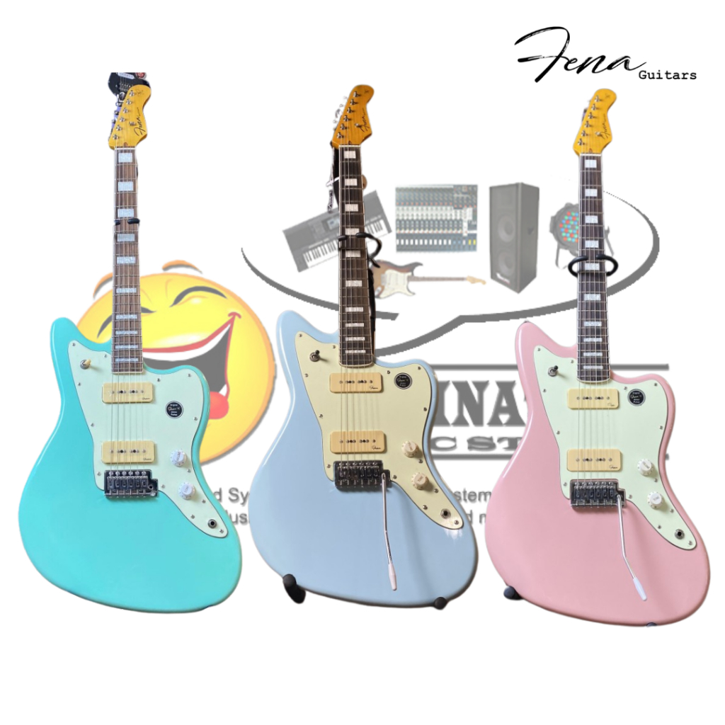 Jual Fena Guitars JM90 Jazzmaster Model | Shopee Indonesia