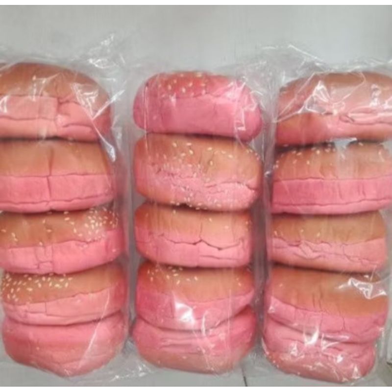 Jual Roti Burger Warna Merah Isi 5 | Shopee Indonesia