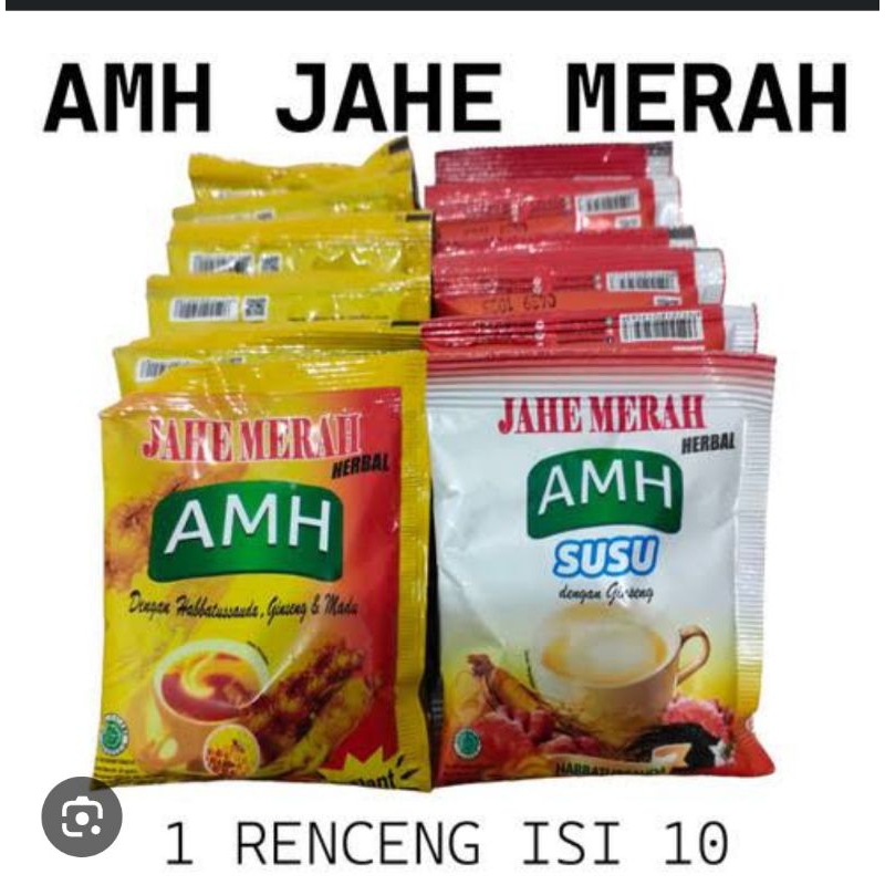 Jual jahe AMH original (JAHE MERAH&SUSU GINSENG) | Shopee Indonesia