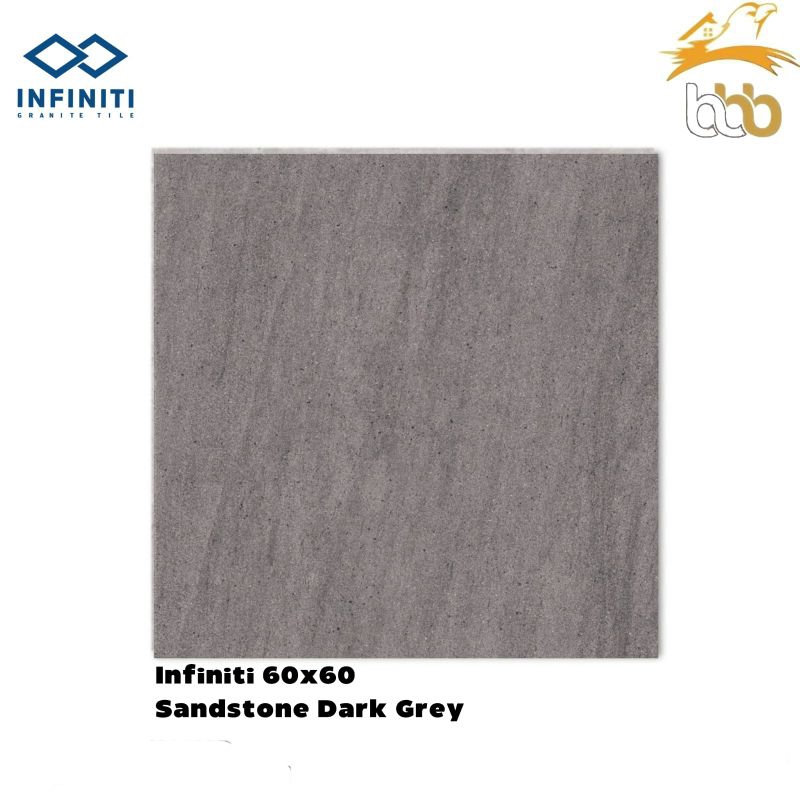 Jual Granit INFINITI 60x60 Sandstone Dark Grey | Shopee Indonesia