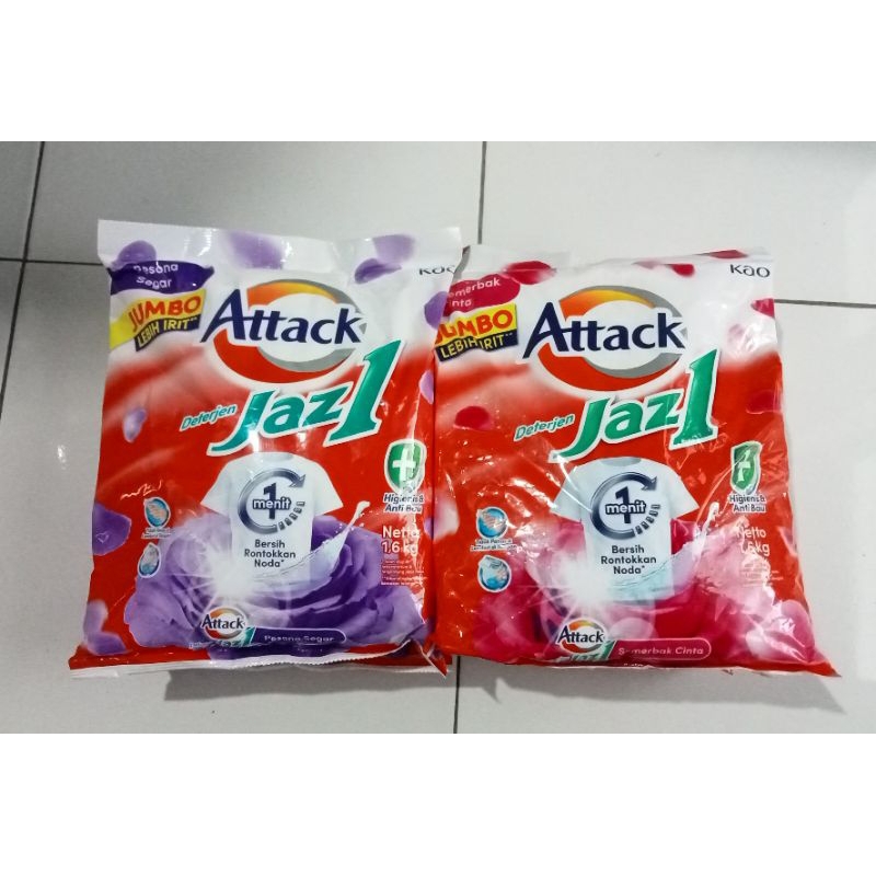 Jual Attack Deterjen Jaz1 Sabun Jazz1 Jaz 1 Jazz 1 Detergen Bubuk ...