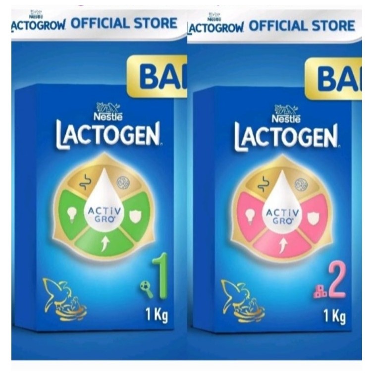 Jual Lactogen 1 / Lactogen 2 1000 Gram/ 1Kg | Shopee Indonesia