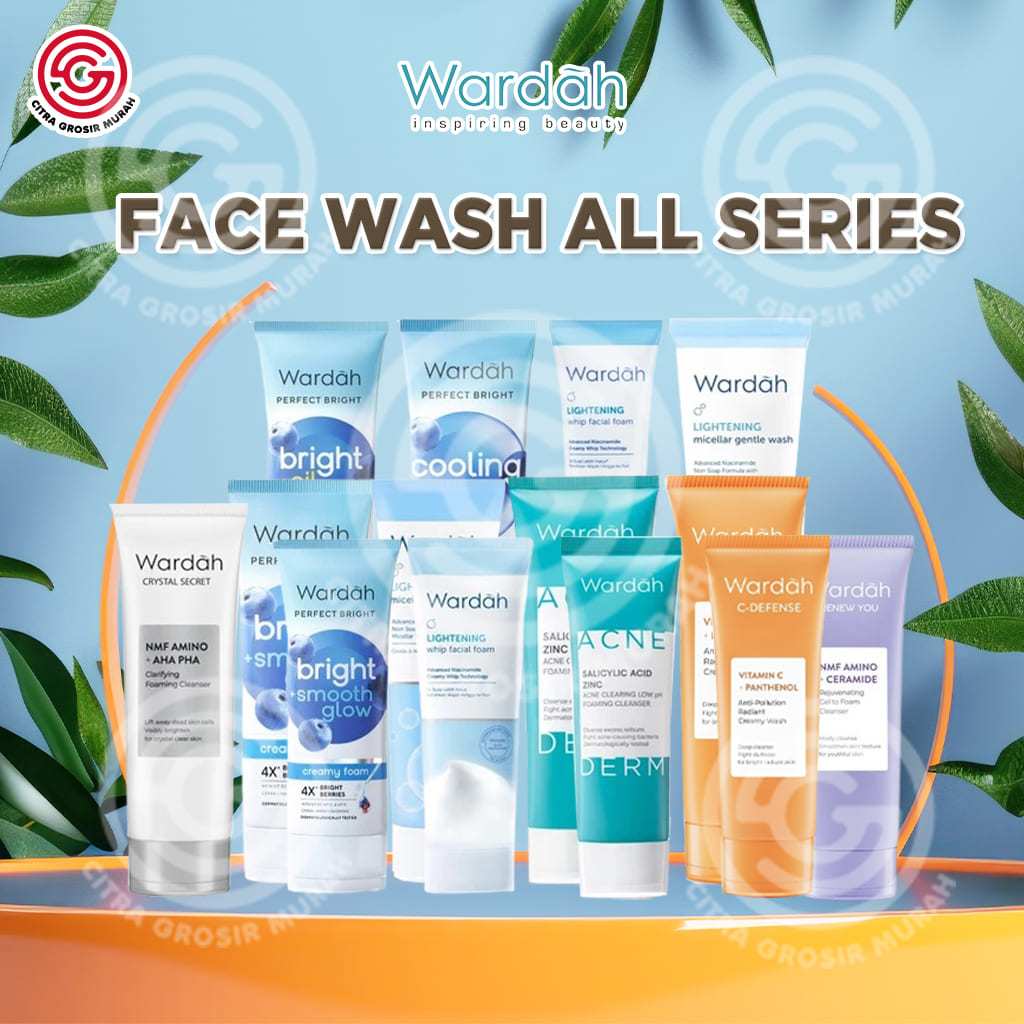 Jual WARDAH Face Wash All Series || Perfect Bright Facial Wash ...