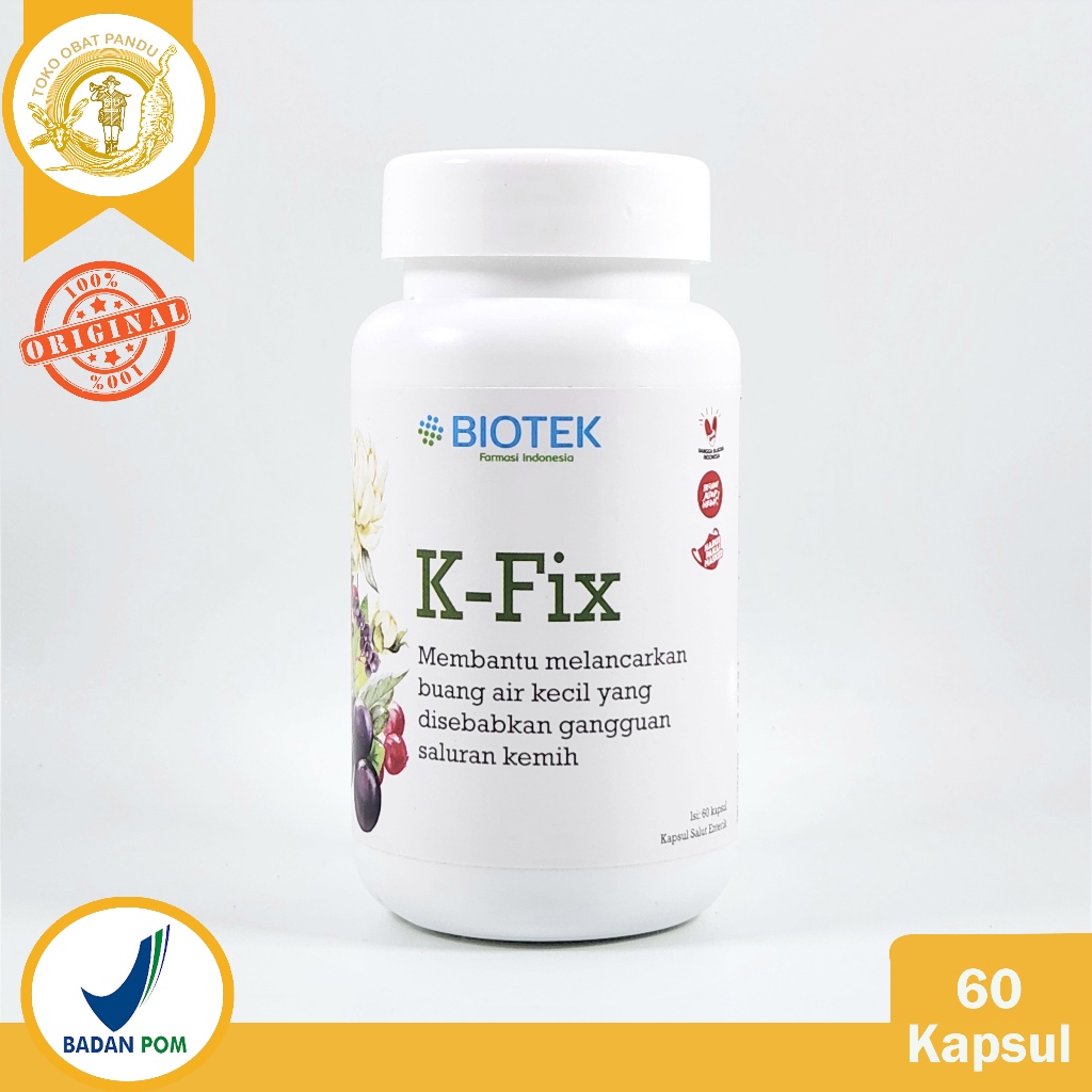 Jual BIOTEK K-FIX / K FIX / KESEHATAN GINJAL / INFEKSI SALURAN KEMIH ...