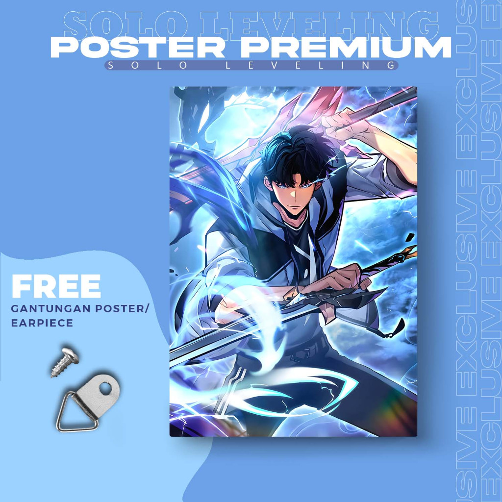 Jual [BM Poster Premium] Solo Leveling #2 (20 cm x 30 cm) || Hiasan ...