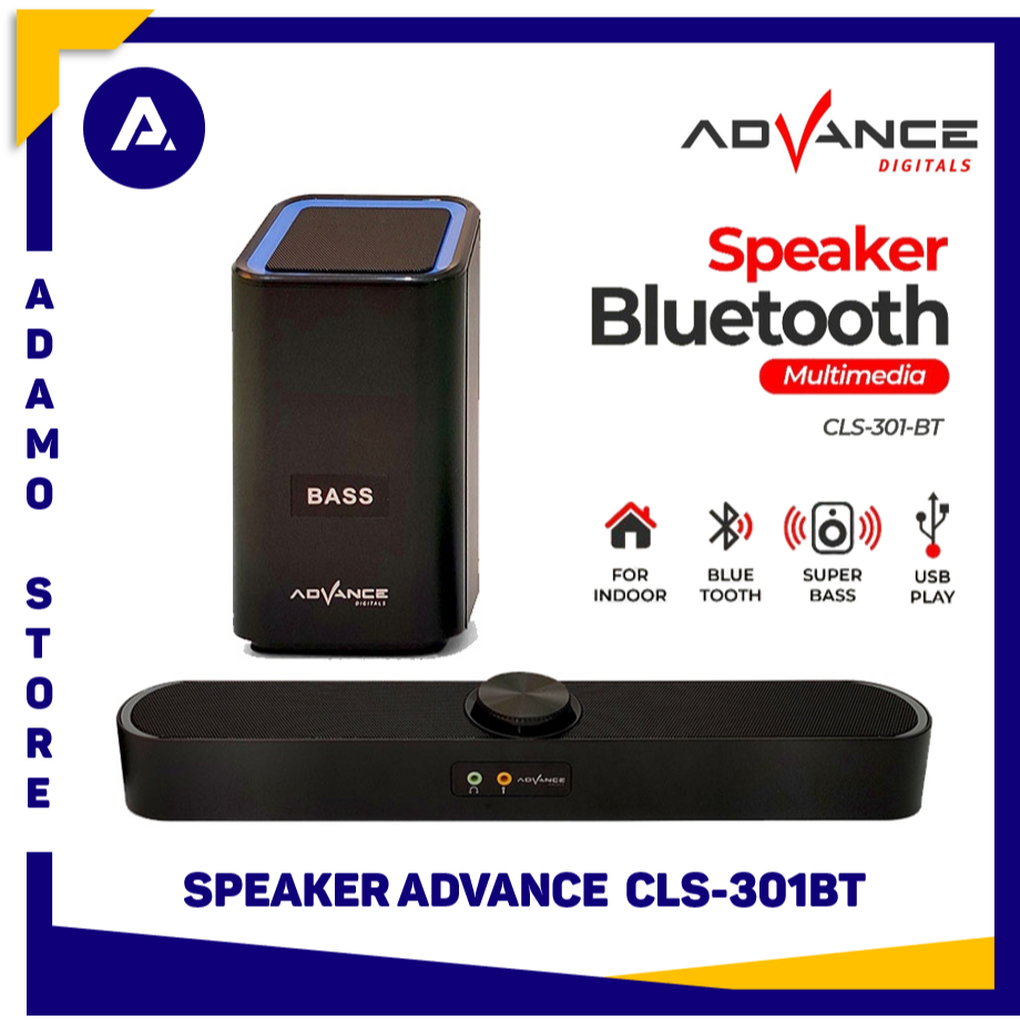 Jual Speaker Advance CLS301BT CLS 301BT Soundbar Subwoofer Bass Bluetooth Speaker | Shopee Indonesia
