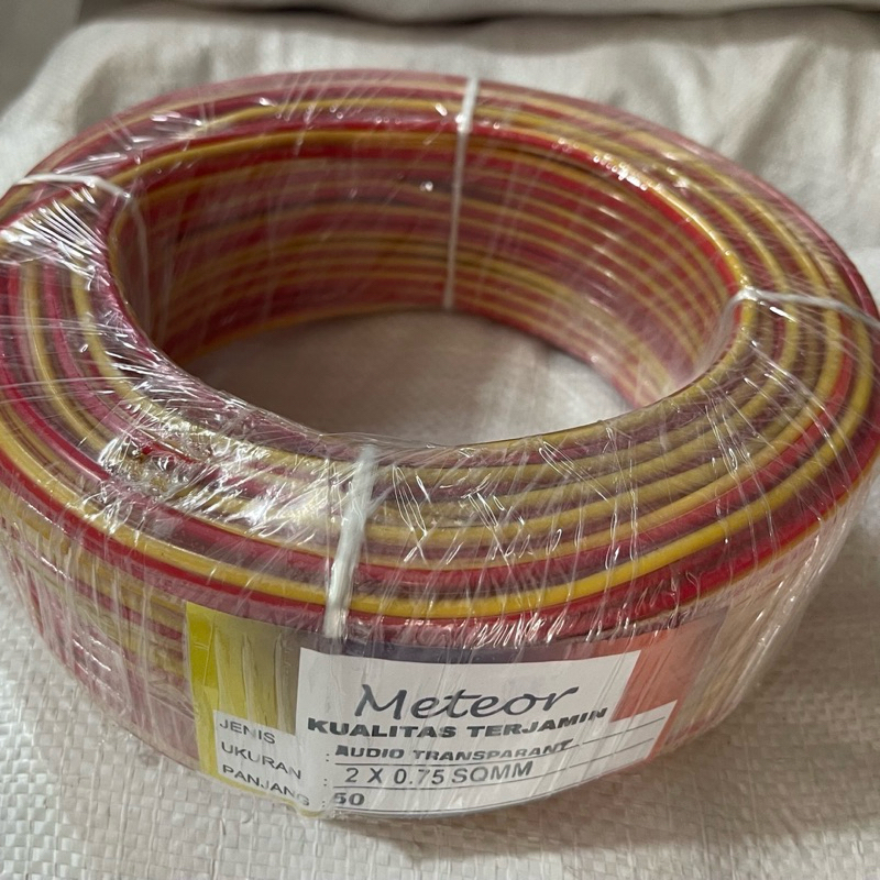 Jual kabel listrik / audio hyo 2 x 075 2x1.5 transparan kabel flexibel ...