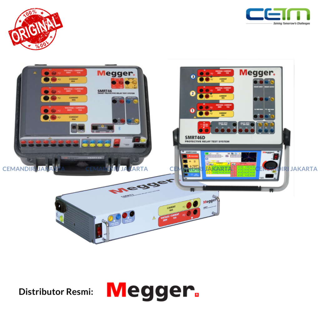 Jual MEGGER SMRT1, SMRT46, SMRT46D RELAY TEST SYSTEM | Shopee Indonesia