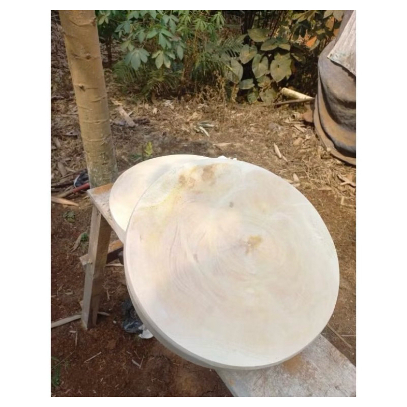 Jual TALENAN KAYU BULAT TEBAL DIAMETER 45 CM TEBAL 7CM/TALENAN DAGING ...