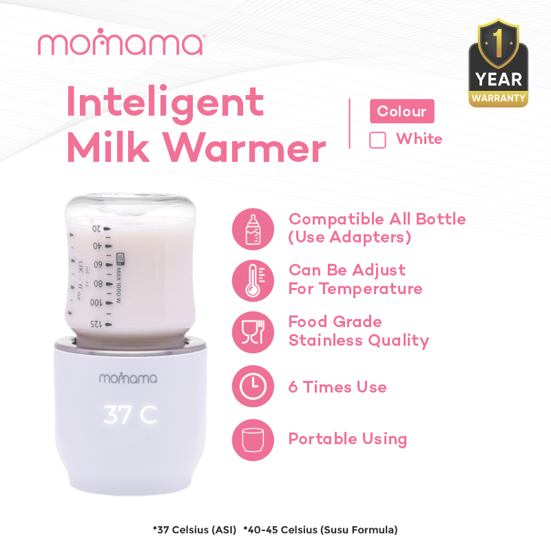 Jual Momama® Intelligent Milk Warmer - (White)| Portable Warmer ...