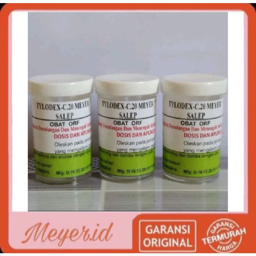 Jual Salep ORF Koreng Di Mulut Kambing Domba Tylodex C20 Salep Meyer ...