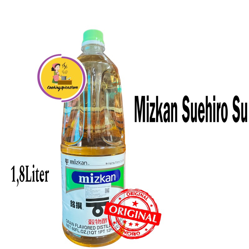 Jual Mizkan Suehiro Su 1.8L - Cuka Beras Fermentasi Grain Vinegar Sushi | Shopee Indonesia