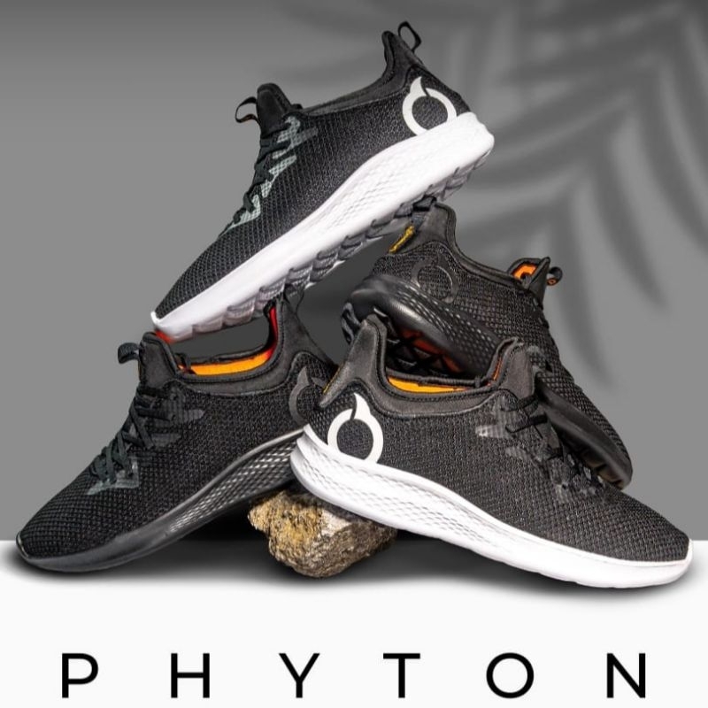 Jual SEPATU RUNNING ORTUSEIGHT PHYTON ALL BLACK | Shopee Indonesia