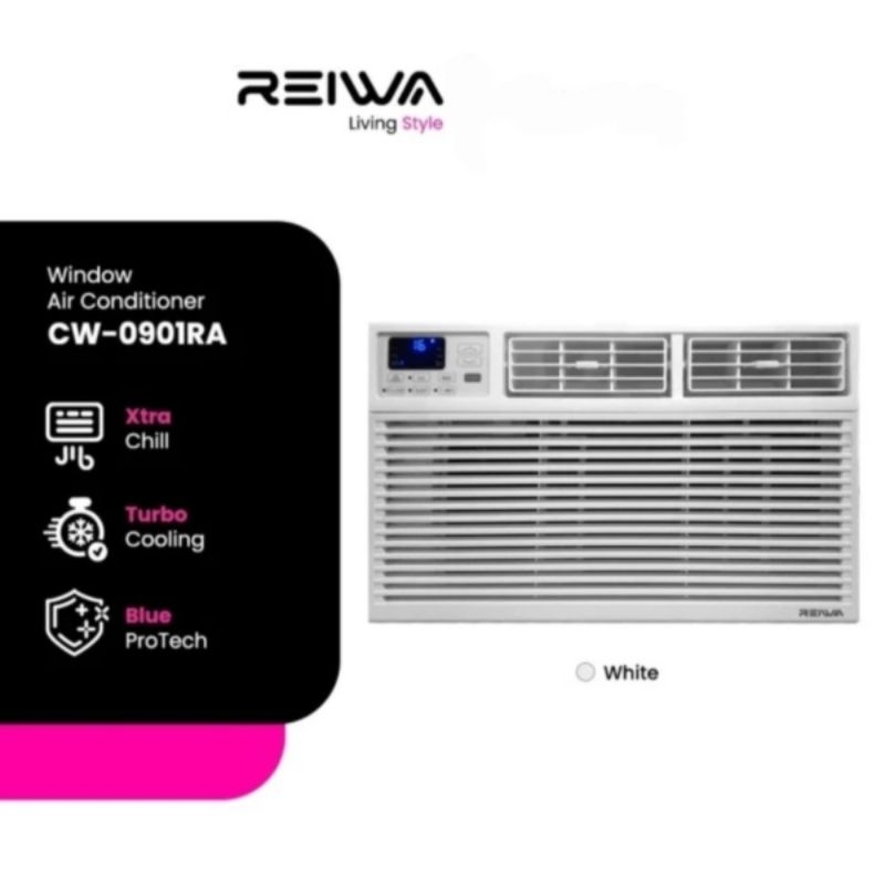 Jual AC Window 1pk Reiwa CW-0901RA | 1 PK remote CW0901RA 0901 RA ...