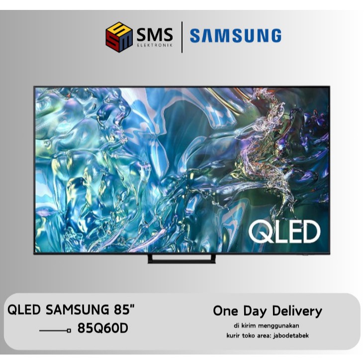 Jual SAMSUNG 85Q60D / Q60D QLED 4K UHD Tizen OS Smart TV 85 Inch - 85QLED SAMSUNG | Shopee Indonesia