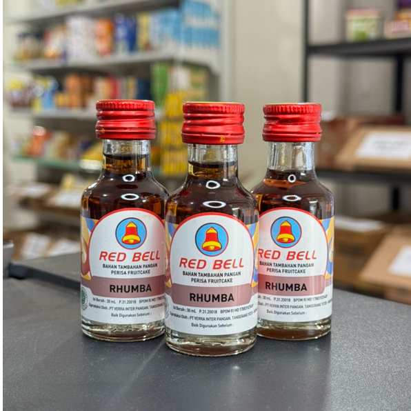 Jual RED BELL RHUMBA perisa fruitcake / rum 30ml | Shopee Indonesia