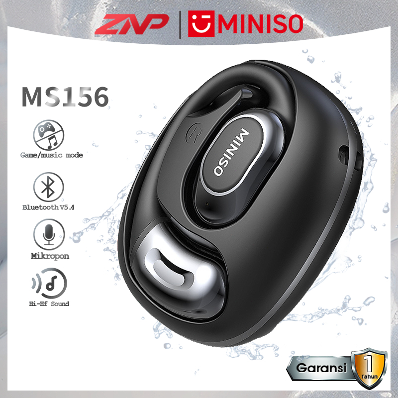 Jual ZNP X MINISO MS156 OWS TWS Bluetooth Headphone Wireless Sports ...