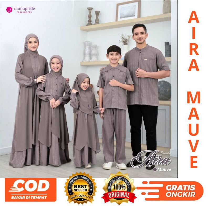 Jual RAUNA AIRA MAUVE BY RAUNAPRIDE SARIMBIT KELUARGA LEBARAN 2025 ...