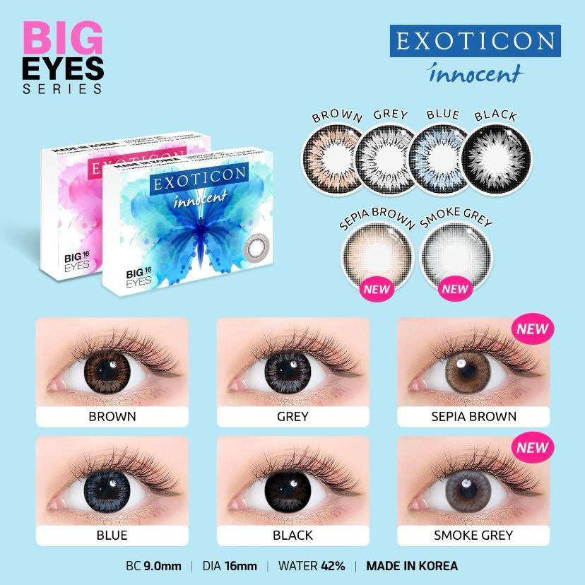 Jual SOFTLENS INNOCENT 16 MM BY EXOTICON FREE LENSCASE / SOFLEN ...