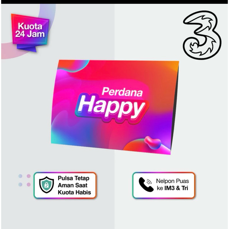 Jual KARTU PERDANA TRI | Shopee Indonesia