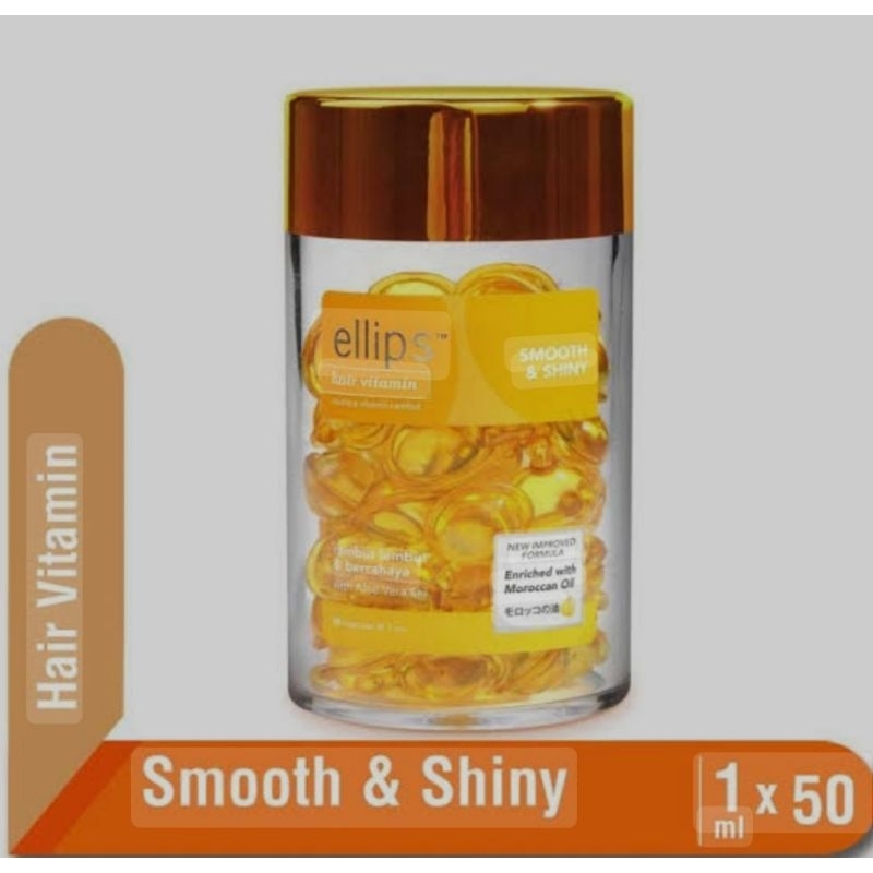 Jual ellips vitamin rambut smooth and shiny (moroccan oil) | Shopee ...