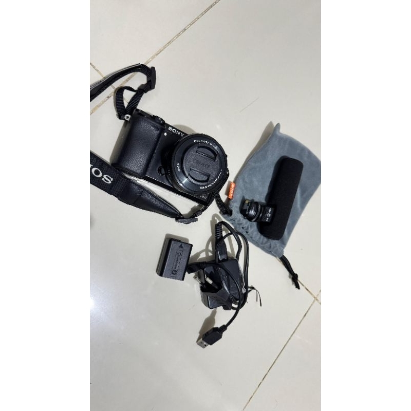 Jual Sony a6000 kit 16-50mm Fullset Box | Shopee Indonesia