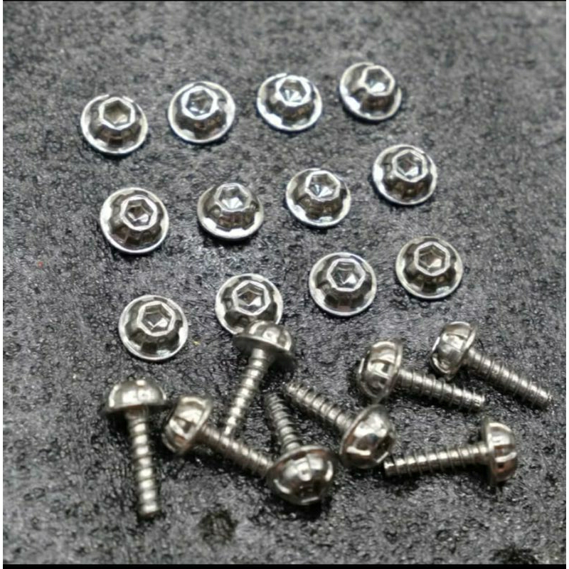 Jual Baut Body Probolt Stainless Chrome honda & yamaha mio Nouvo ...