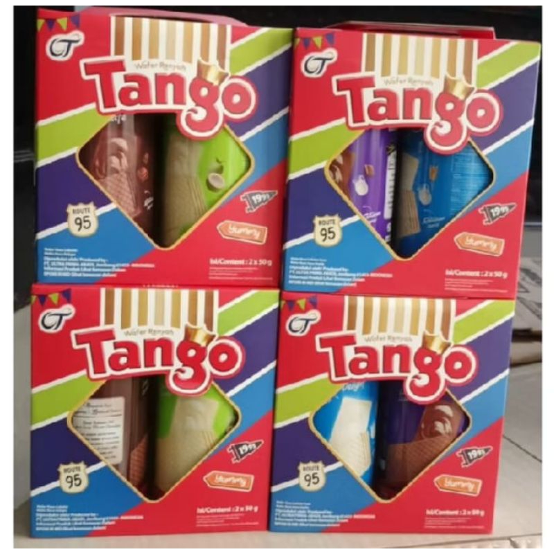 Jual Tango wafer hampers lebaran / idul Fitri kartonan isi 12*(2*50gr ...