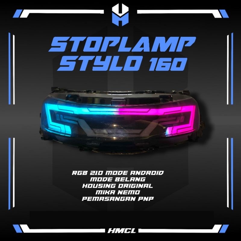 Jual Stoplamp Stylo 160 Lazy RGB 210 Mode V1 | Shopee Indonesia
