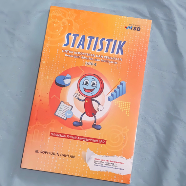 Jual Buku ORI - Buku Statistik untuk Kedokteran dan Kesehatan Edisi 6 Sopiyudin Dahlan ...