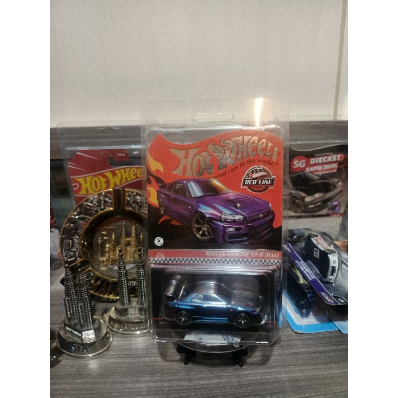 Jual Hot wheels Red Line Club (RLC) Nissan Skyline GT-R (R34) Chameleon ...