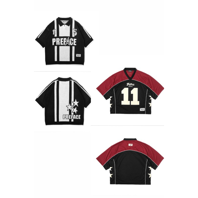 Jual PREFACE Dystopia Knitted Shirt Size L / PREFACE Dystopia Black ...