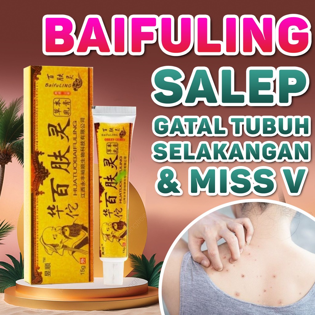 Jual Asli 15Gr Salep 100% Original BAIFULING Cream Psoriasis Eksim ...