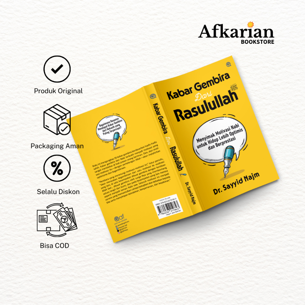 Jual Buku Motivasi Islam Kabar Gembira dari Rasulullah Menyimak ...
