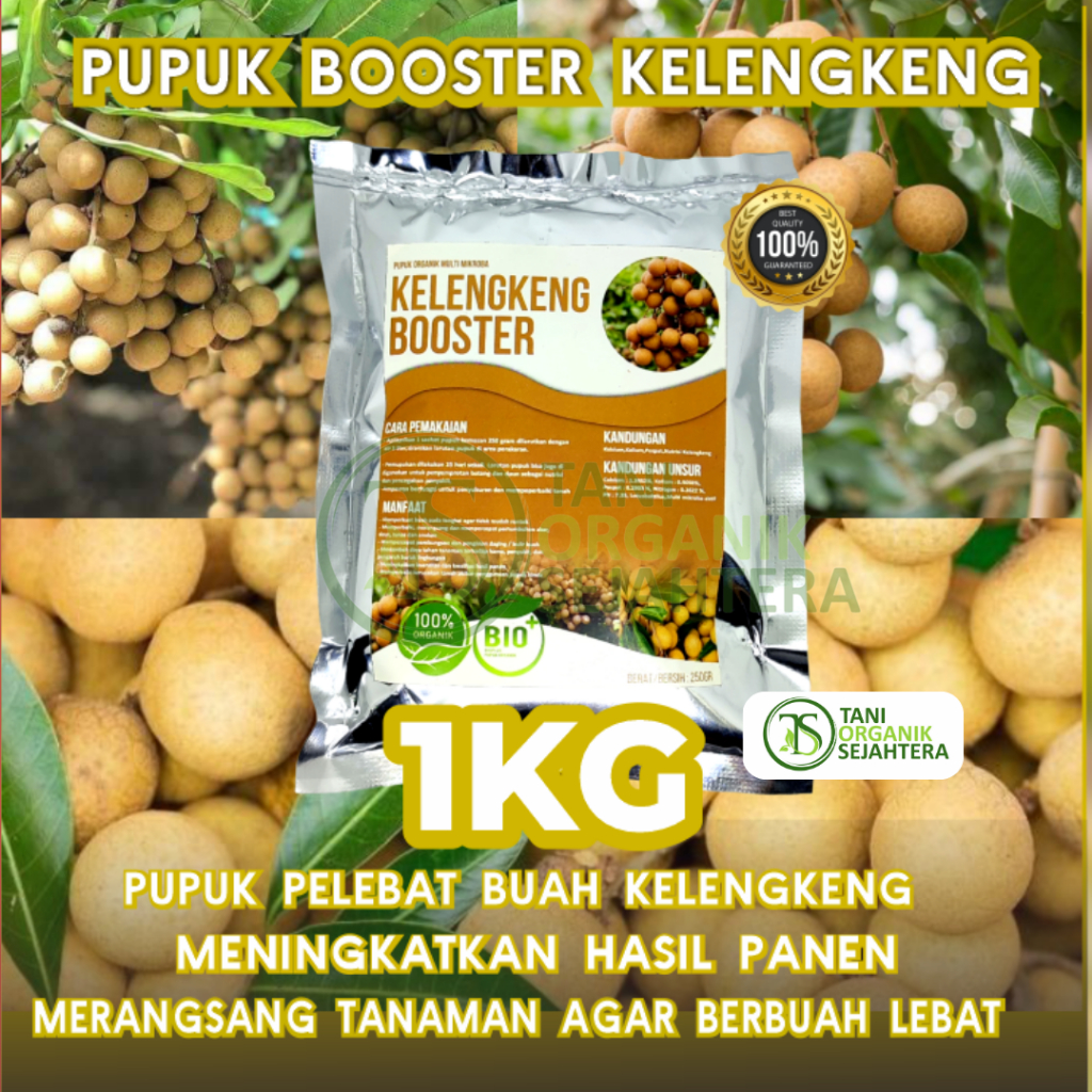 Jual Pupuk Booster Kelengkeng 1KG Pupuk Organik Pelebat Booster Kelengkeng Perangsang Buah ...