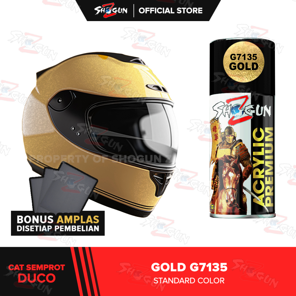 Jual Cat Semprot Motor Shogun Z Paint Acrylic Premium Gold G7135 ...