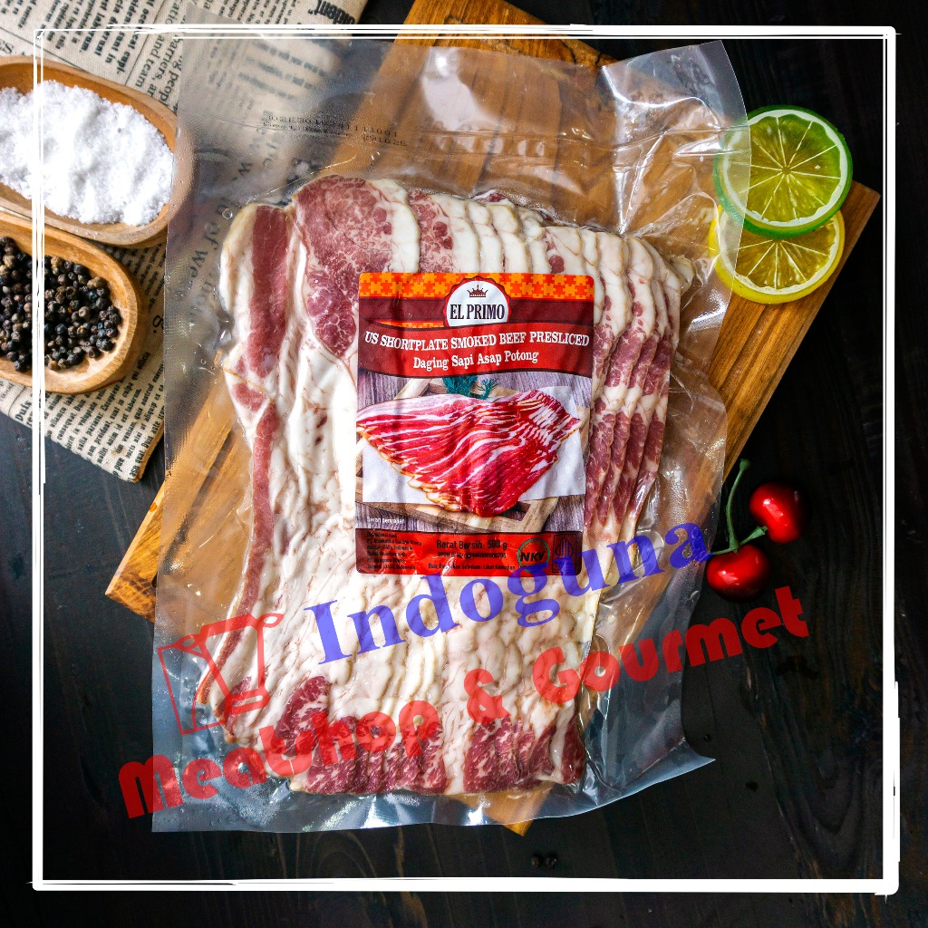 Jual El Primo US Shortplate Smoked Beef Presliced 500gr | Shopee Indonesia