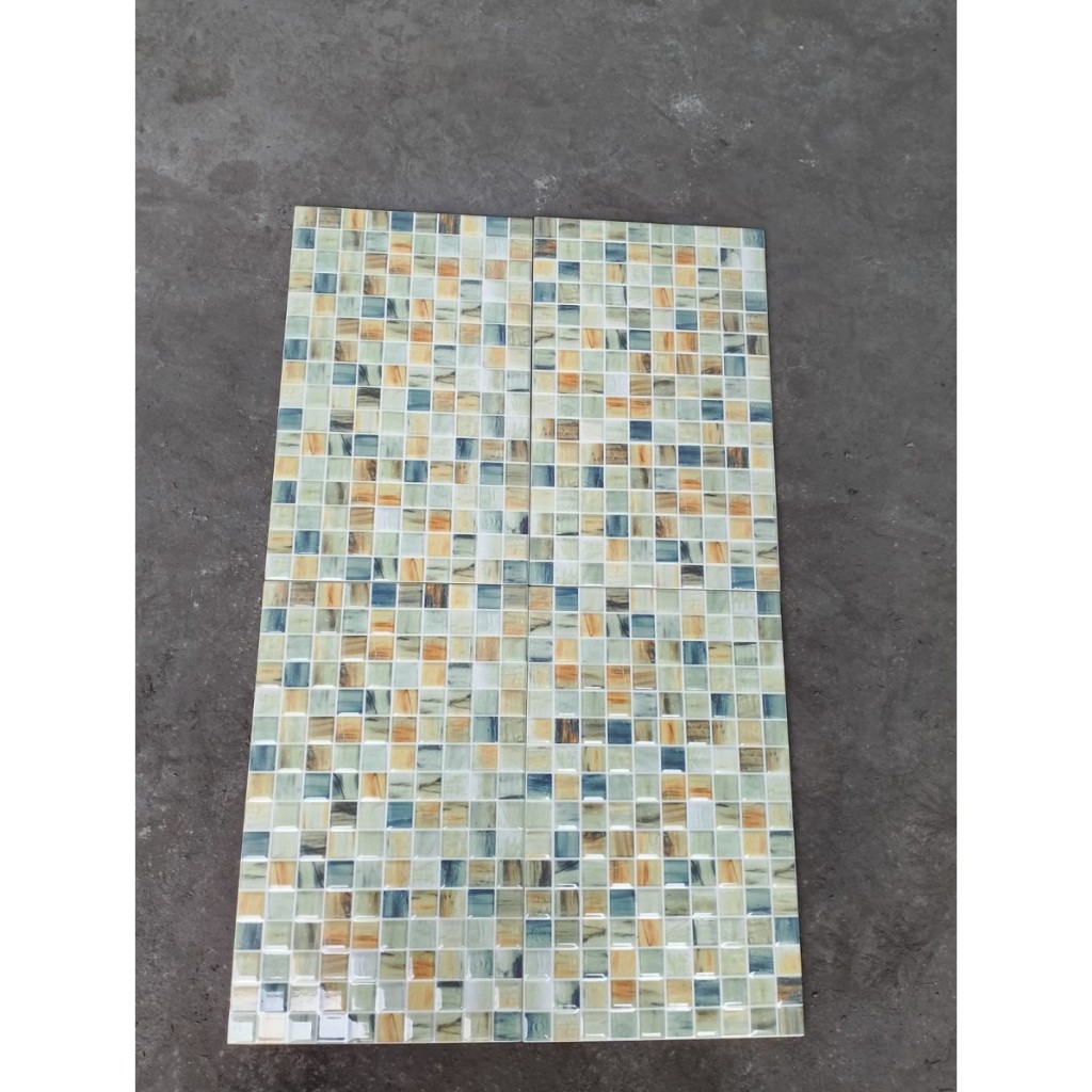 Jual KERAMIK DINDING GLOSSY 25X40 ASIA TILE EMPIRE GREEN EMBOSS KW B ...