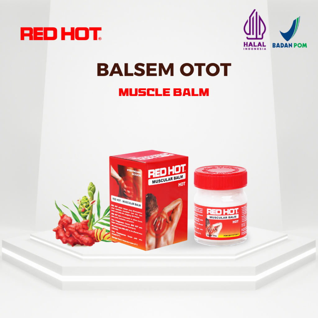 Jual RED HOT Balsem Otot Jahe Merah | Shopee Indonesia