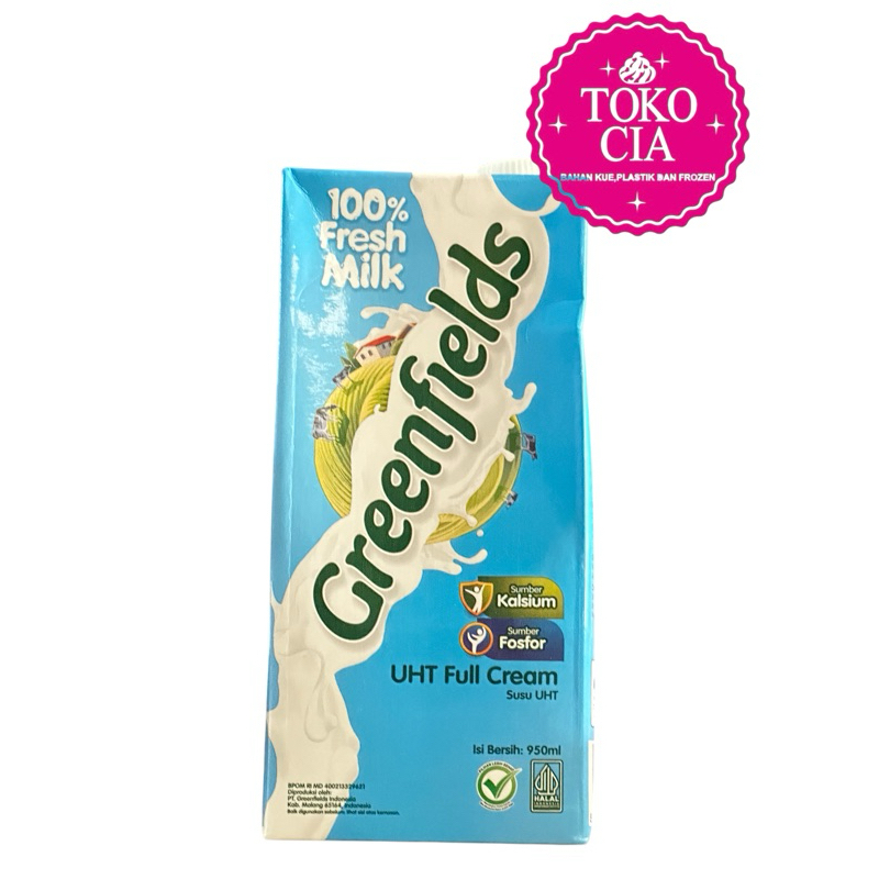 Jual Greenfields Susu UHT Full Cream 1L | Shopee Indonesia