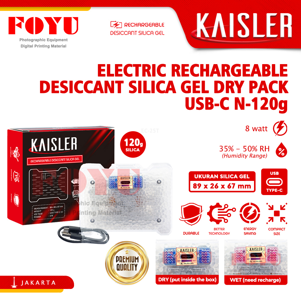 Jual Electric Elektrik Rechargeable Charge Cas Desiccant Silica Silika ...