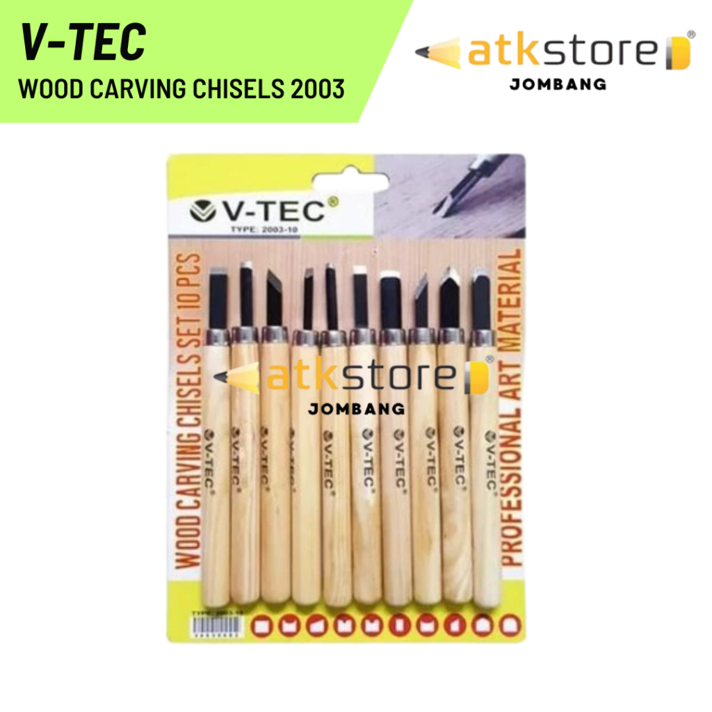 Jual V-TEC Wood Carving Chisels 2003 / Pisau Ukir Kayu Wood Carving ...