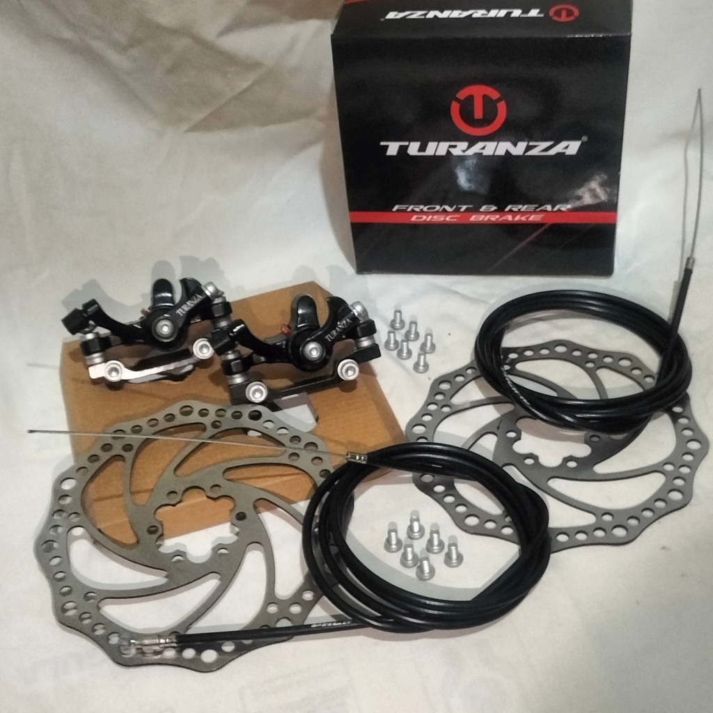 Jual Rem cakram set sepeda untuk hub drat bisa semua turanza 160 mm ...