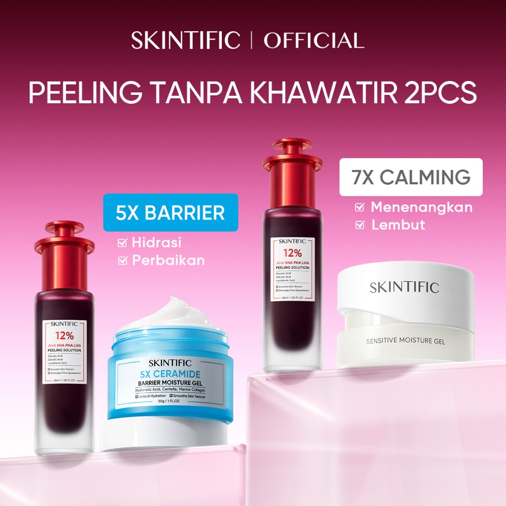 Jual SKINTIFIC - 2PCS Peeling Serum Gel Set | Acid Peeling Solution ...