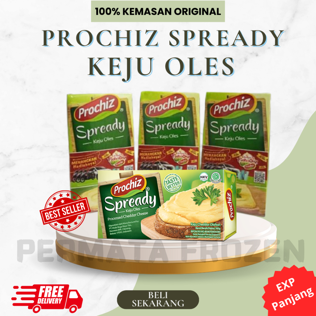 Jual Prochiz Spready 160 gram / Keju Oles Spready Cheese Spread Kemasan ...