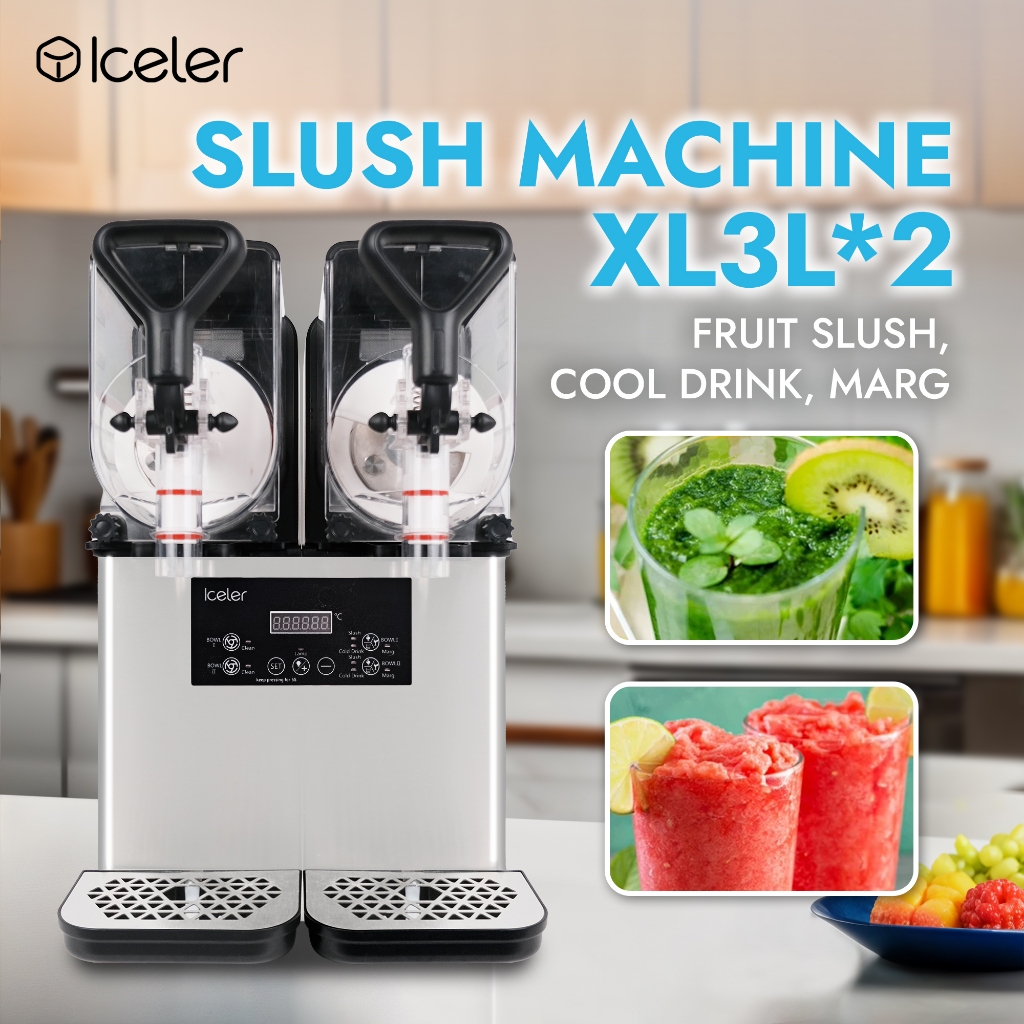 Jual Slushy Machine Iceler Mesin Slush/ Cold Drink/ Margarita/ Jus ...