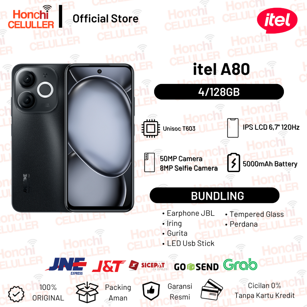 Jual itel A80 4/128GB Memory - 50MP Super HDR Camera - Pioneering ...
