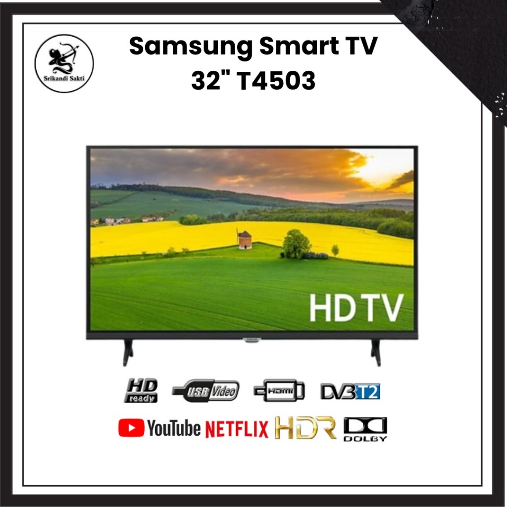 Jual Samsung Tv 32 Inch T4503 32 (Smart Tv) Bergaransi Resmi | Shopee ...