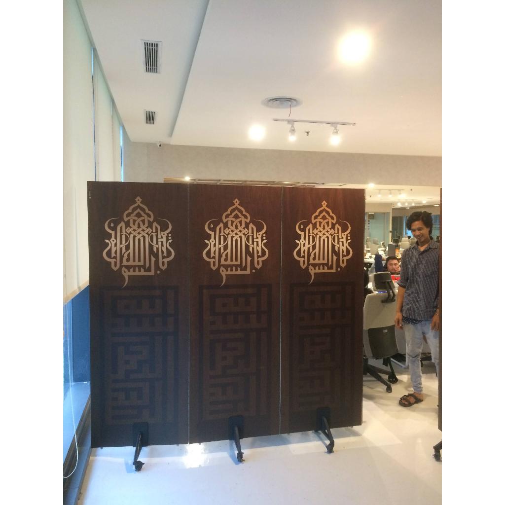 Jual Partisi Masjid, Partisi Kaligrafi, Partisi Islami panel 170x60cm ...