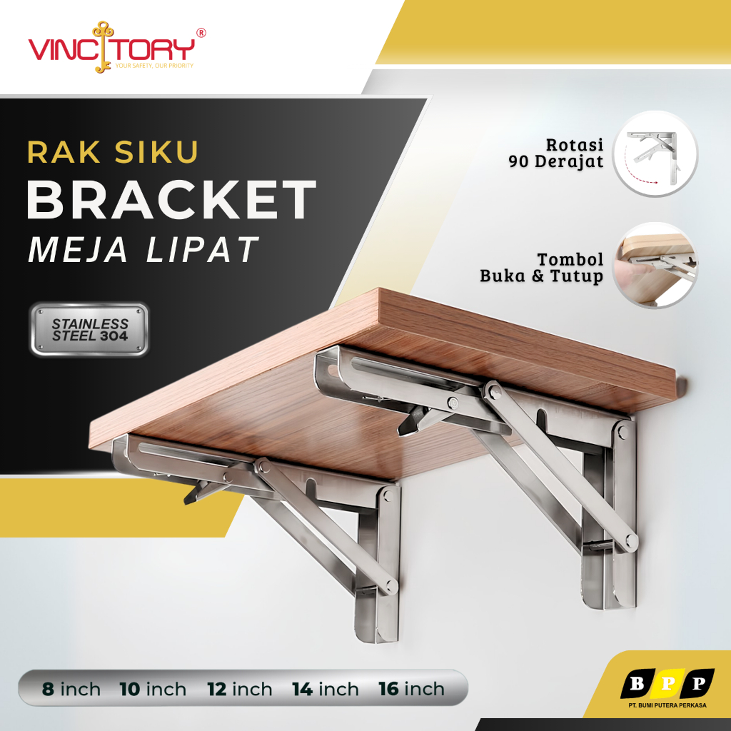 Jual Engsel Siku Rak Dinding Lipat Ambalan Meja Stainless Sepasang ...